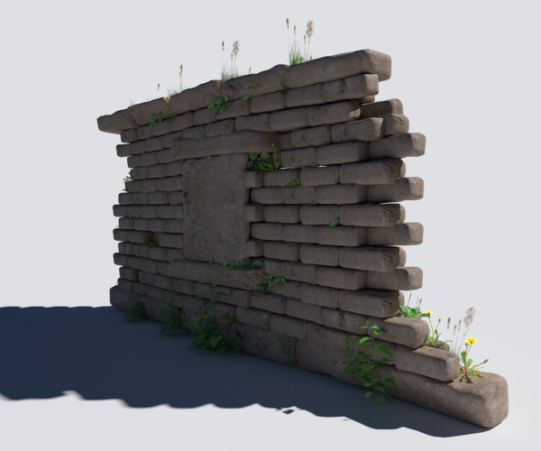 ArtStation - Overgrown Wall | Resources