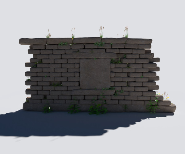 ArtStation - Overgrown Wall | Resources