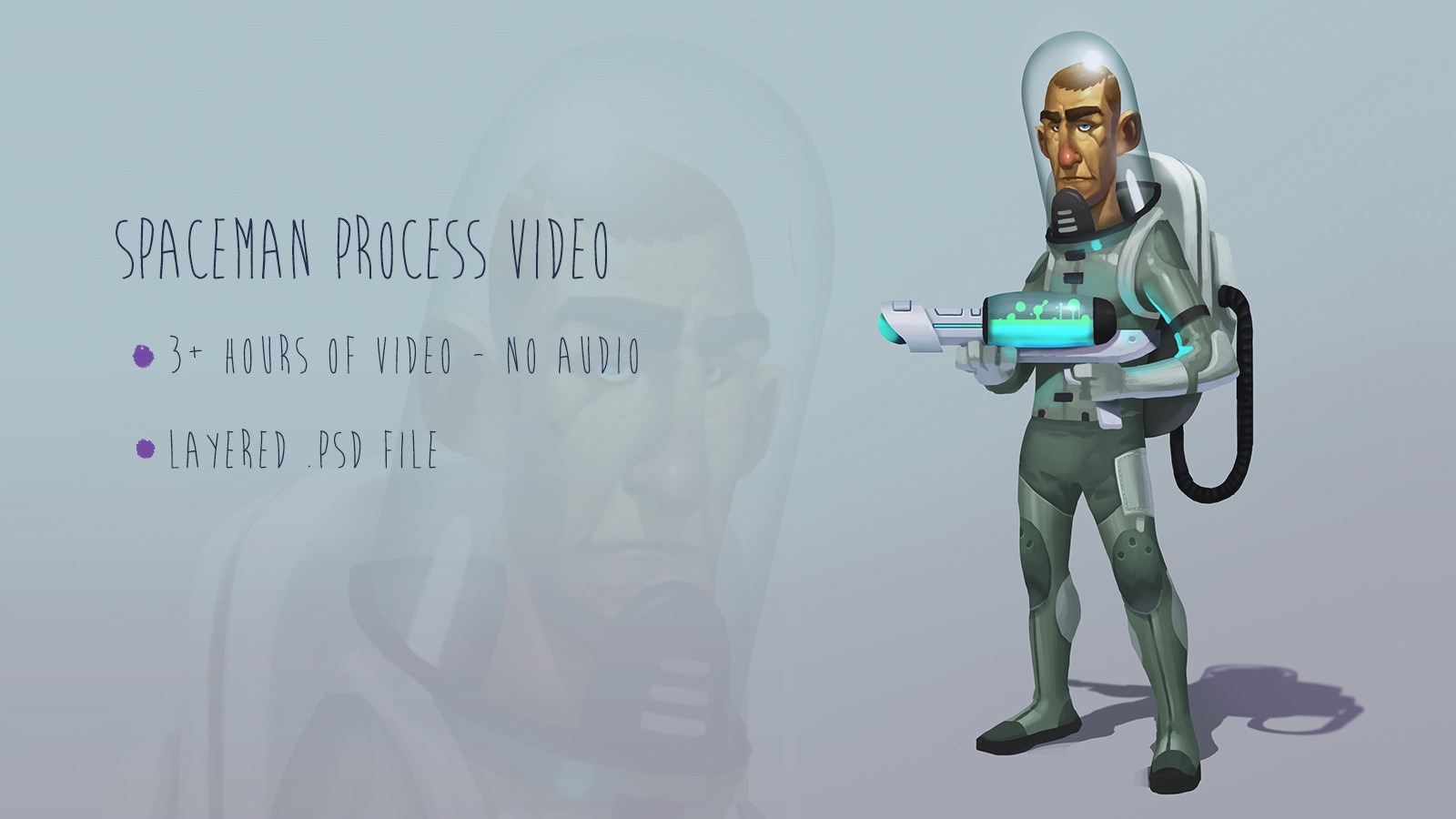 ArtStation - Spaceman Character Concept Process Video | Tutorials