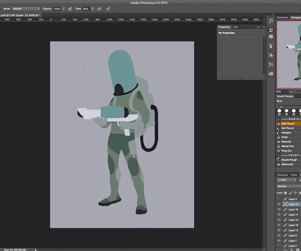 ArtStation - Spaceman Character Concept Process Video | Tutorials