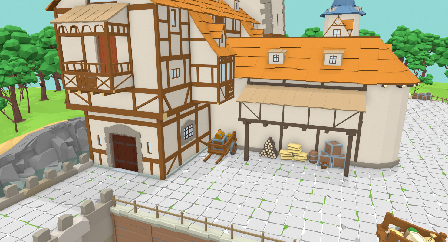 ArtStation - Medieval Castle | Game Assets