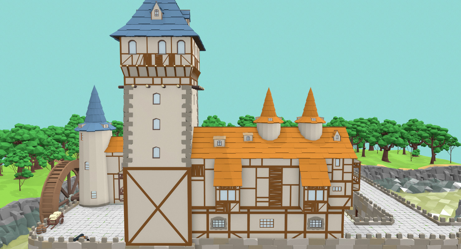 ArtStation - Medieval Castle | Game Assets