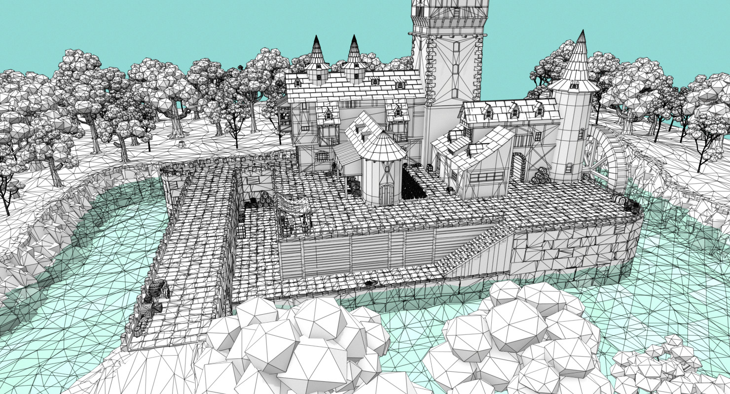 ArtStation - Medieval Castle | Game Assets