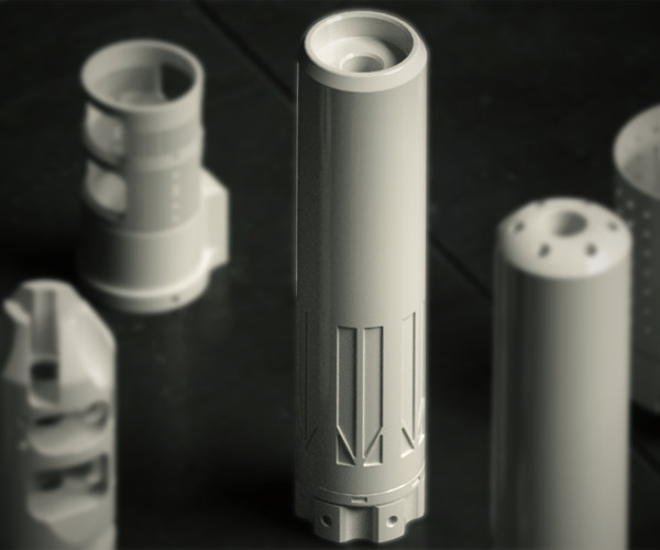 ArtStation - Gun - Muzzle Attachments | Resources