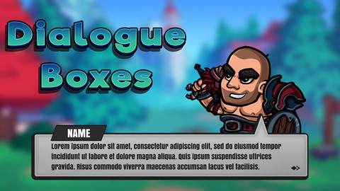 ArtStation - Dialogue Box | Game Assets