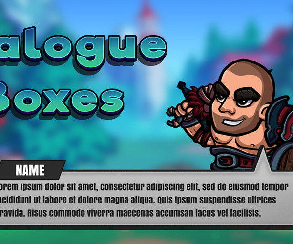 ArtStation - Dialogue Box | Game Assets