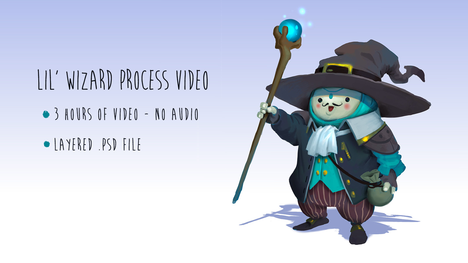 ArtStation - Lil' Wizard Character Concept Process Video | Tutorials