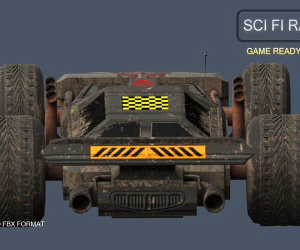 ArtStation - Sci Fi Race Car | Game Assets