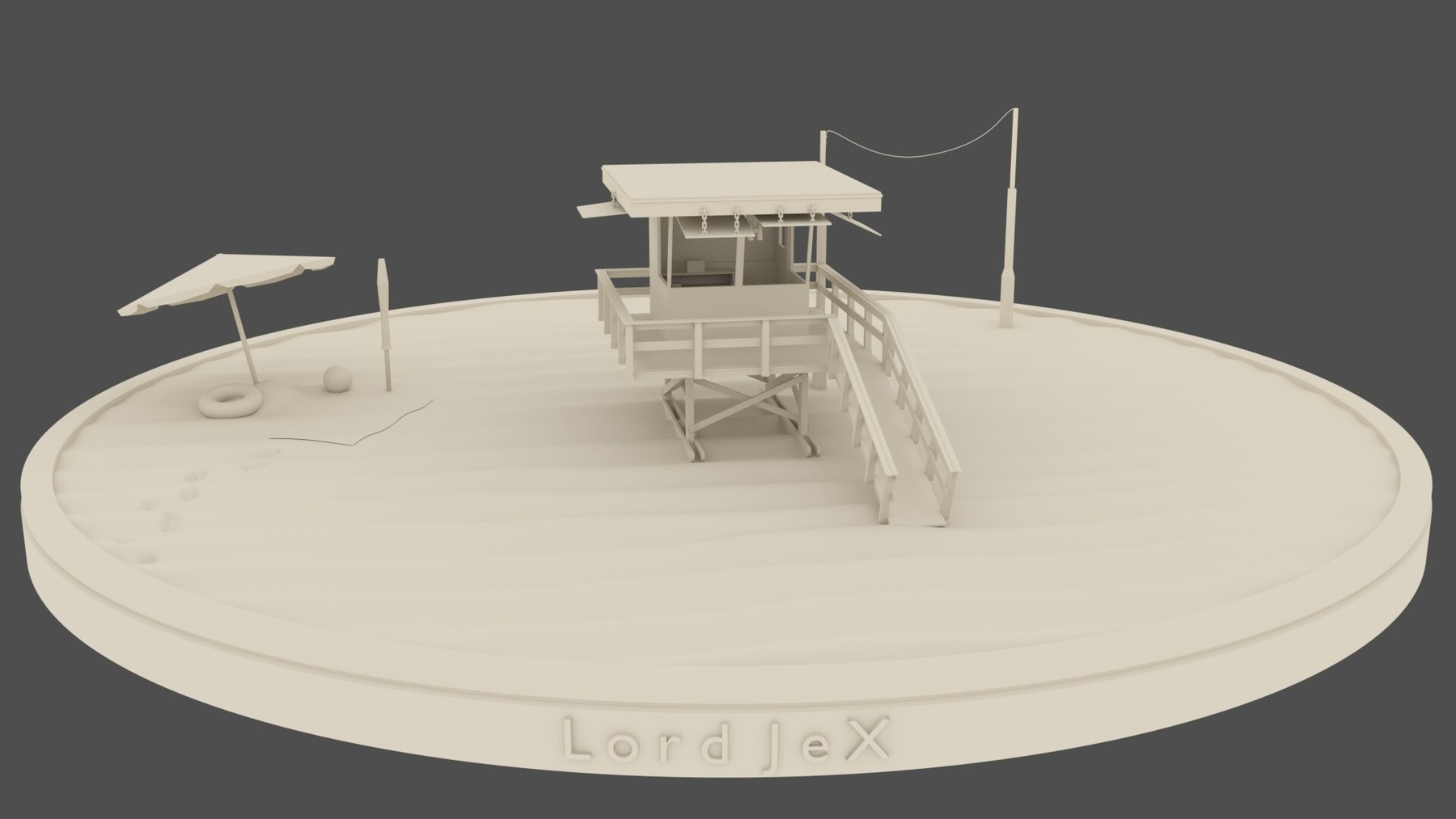 ArtStation - Lifeguard Tower | Game Assets ArtStation - Lifeguard Tower | Game Assets