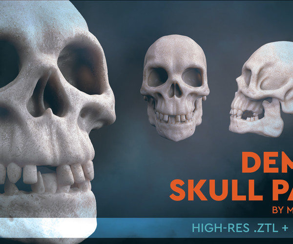 ArtStation - DEMON SKULL PACK - High res 3D models by Mike Kobzar ...