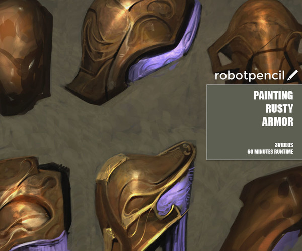 ArtStation - Painting Rusty Armor | Tutorials