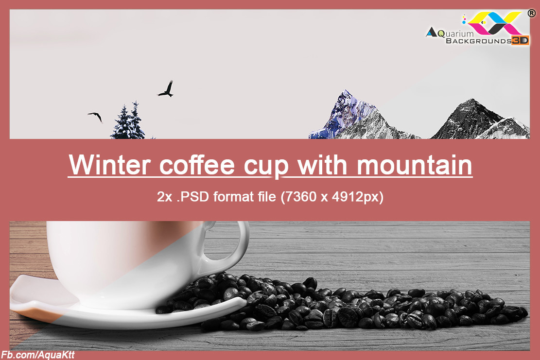 ArtStation - Winter coffee cup abstract | Artworks