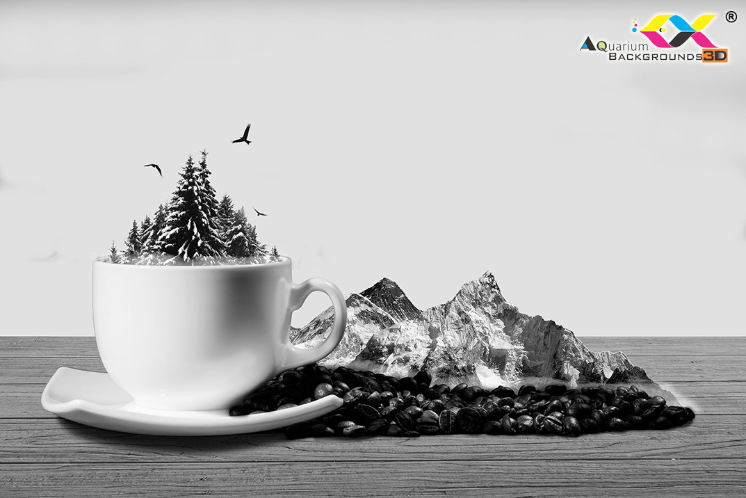 ArtStation - Winter coffee cup abstract | Artworks
