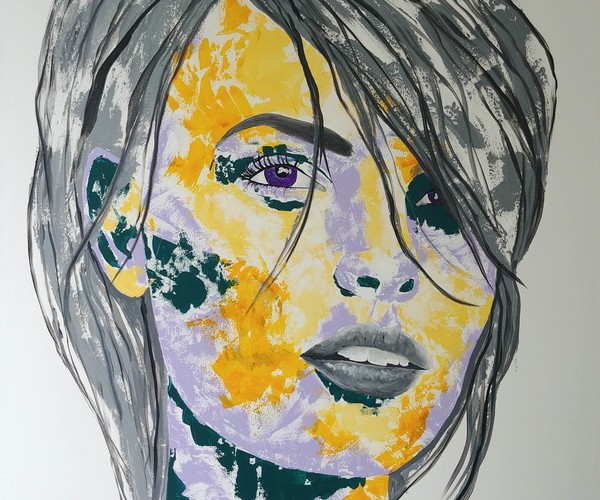 ArtStation - Grey and Yellow face | Artworks