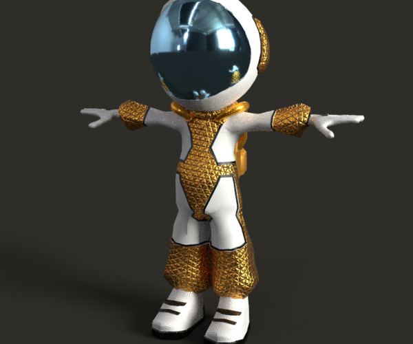 ArtStation - 4K Astronaut Low Poly game Character model | Game Assets