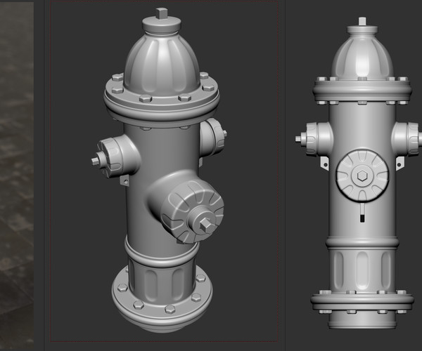 ArtStation - Hydrant - Unwrapping Tutorial | Tutorials