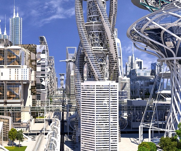 ArtStation - Future City HD 20 V 2 | Resources