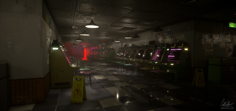 ArtStation - UE4: Procedurally Generated Arcade Environment Pack ...