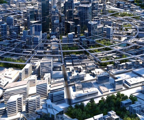 ArtStation - Future City HD 2019 V 2 | Game Assets