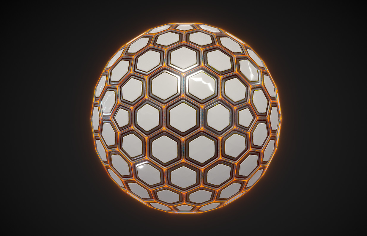 ArtStation - Sci-fi Hexa Sphere | Resources