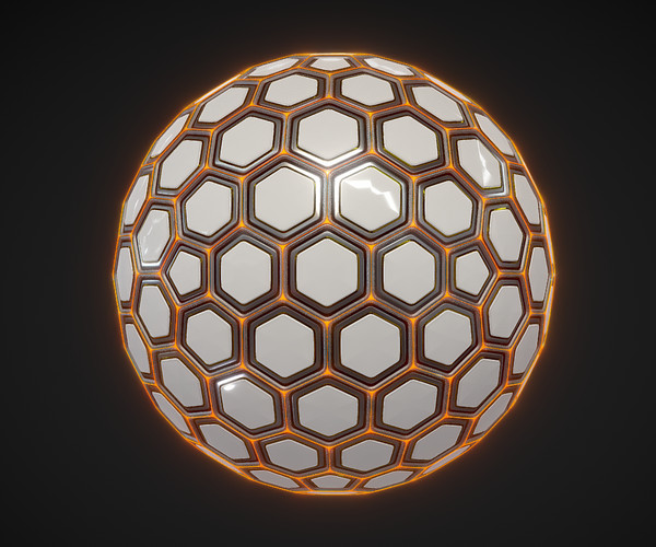ArtStation - Sci-fi Hexa Sphere | Resources