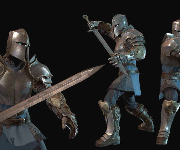 ArtStation - Knight | Game Assets