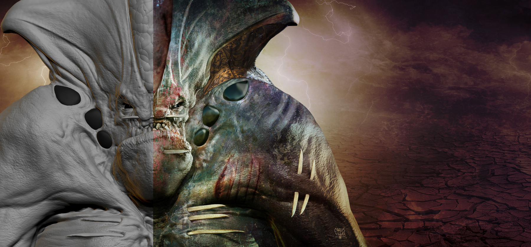 ArtStation - ALIEN WARRIOR CONCEPT | Resources