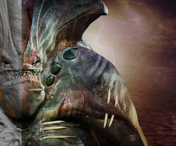 ArtStation - ALIEN WARRIOR CONCEPT | Resources