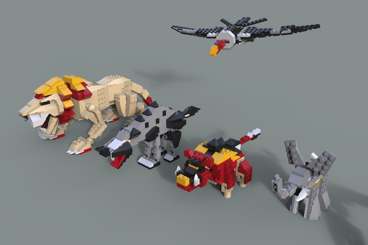 ArtStation - Lego Animals pack | Resources