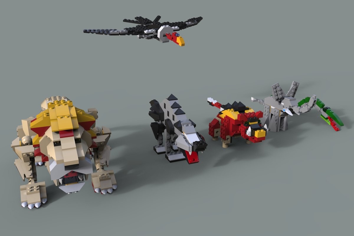 ArtStation - Lego Animals pack | Resources
