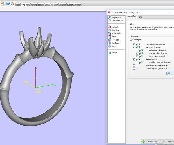 ArtStation - Jewelry Engagement Ring CAD File- CA2 | Resources
