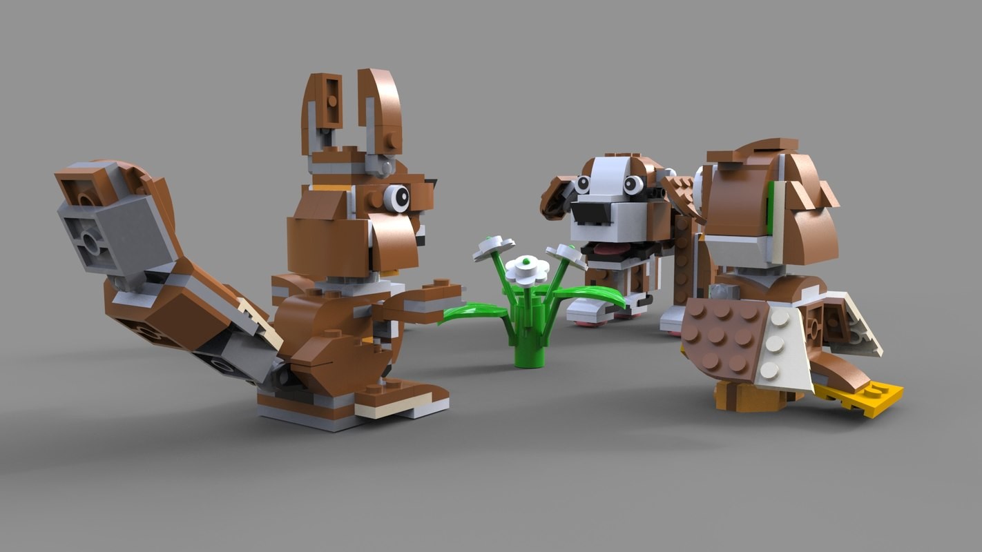 ArtStation - Lego Animals pack 1 | Resources