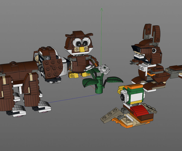ArtStation - Lego Animals pack 1 | Resources