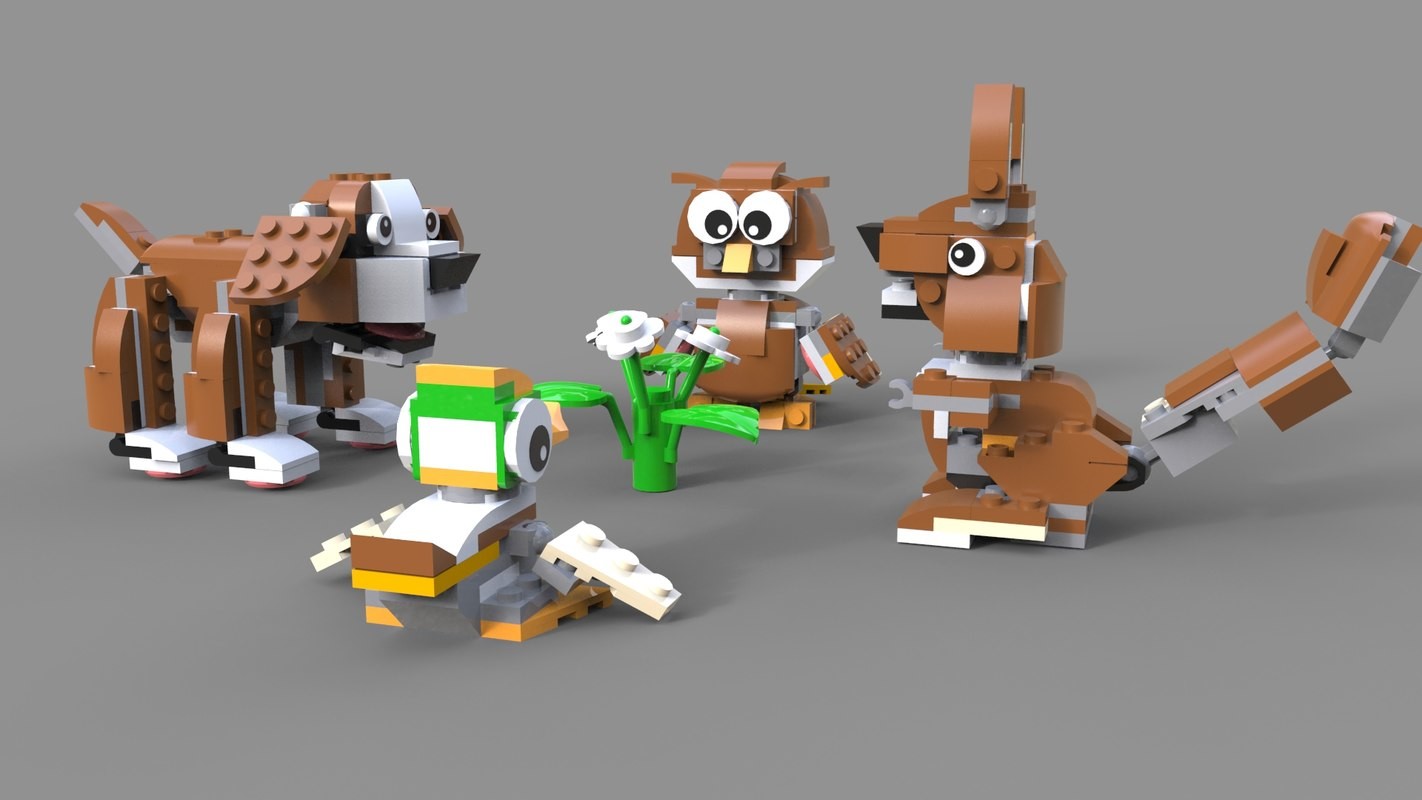 ArtStation - Lego Animals pack 1 | Resources