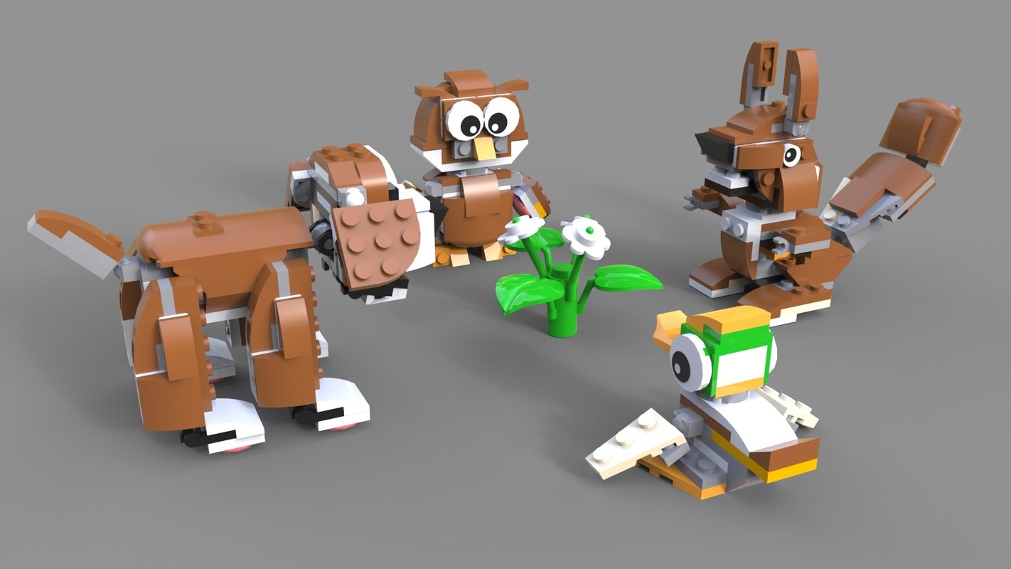 ArtStation - Lego Animals pack 1 | Resources