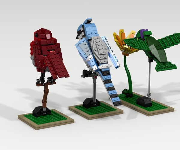 ArtStation - Lego bird pack 4 | Resources