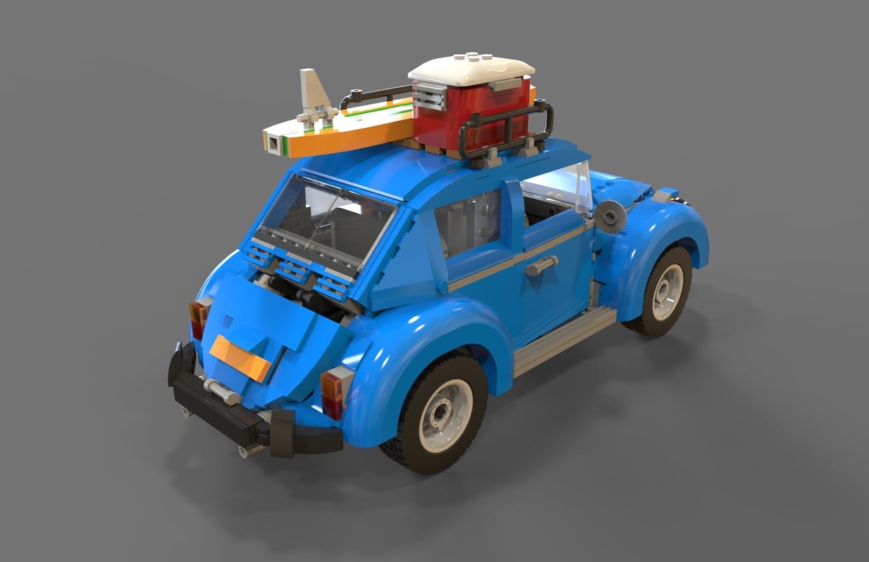 ArtStation - Lego car beetle | Resources