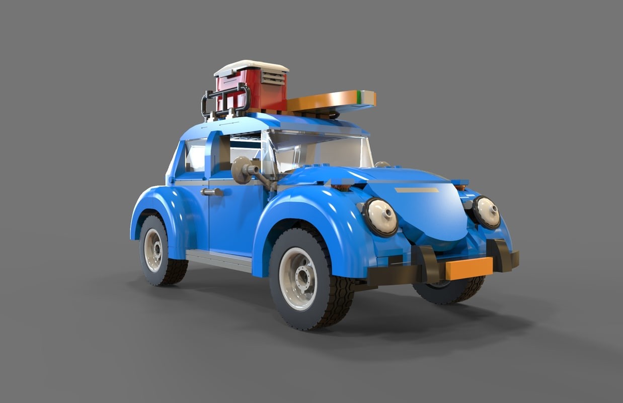 ArtStation - Lego car beetle | Resources