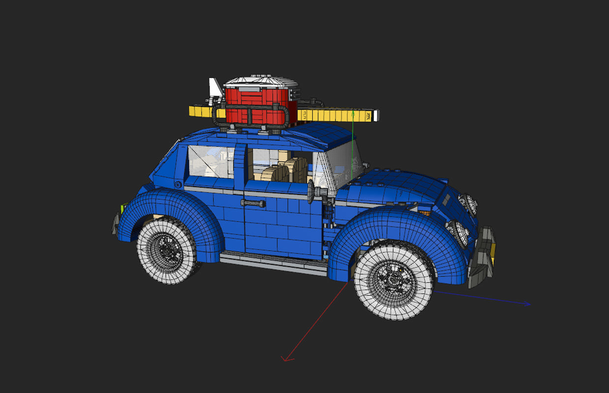 ArtStation - Lego car beetle | Resources
