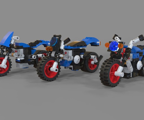 ArtStation - Lego Motorcycles pack | Resources