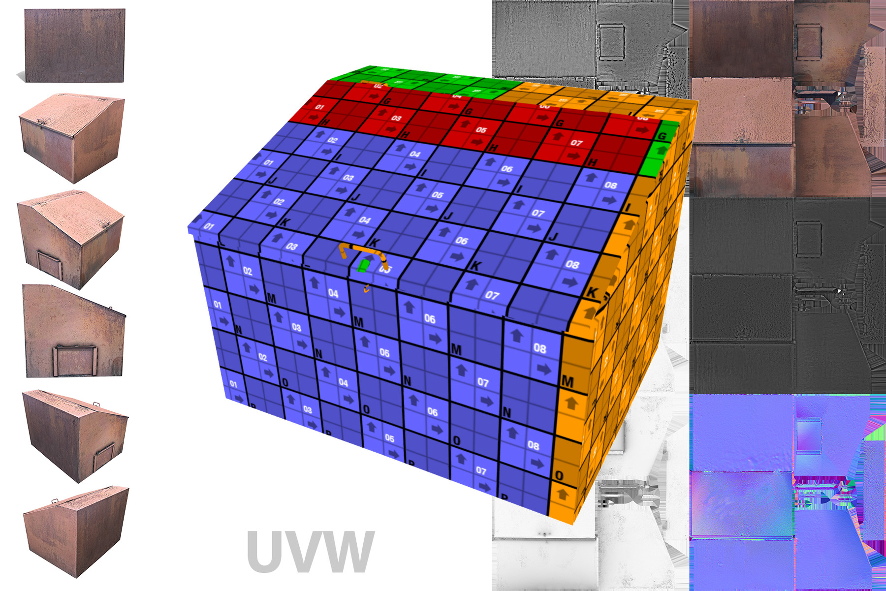 ArtStation - Street Metal Box | Game Assets