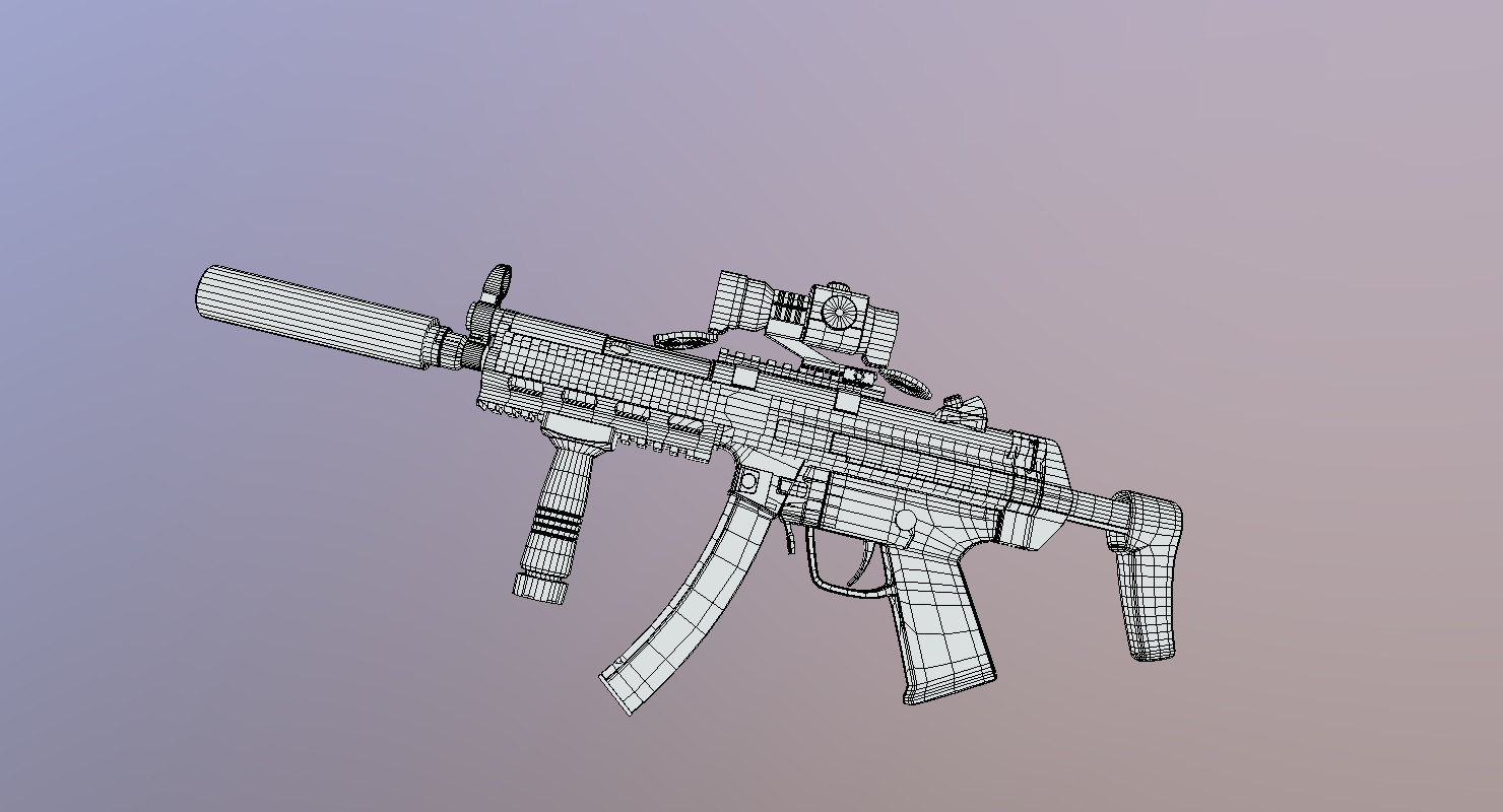 ArtStation - MP5 A1 - Game Ready - Low Poly | Game Assets