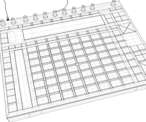 Artstation Ableton Push 2 Midi Controller 3d Model Resources