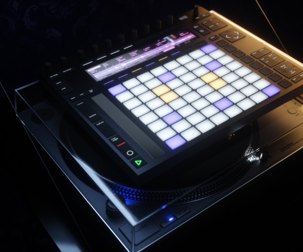 Artstation Ableton Push 2 Midi Controller 3d Model Resources
