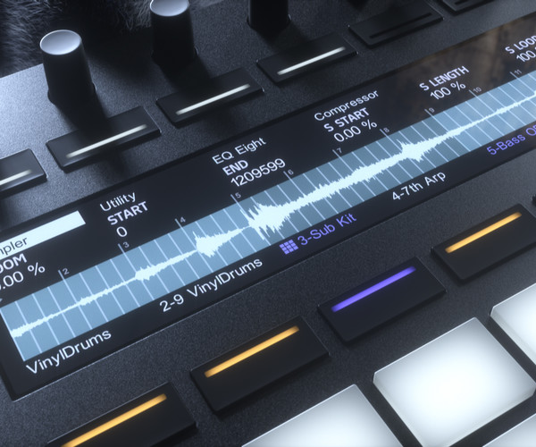 Artstation Ableton Push 2 Midi Controller 3d Model Resources