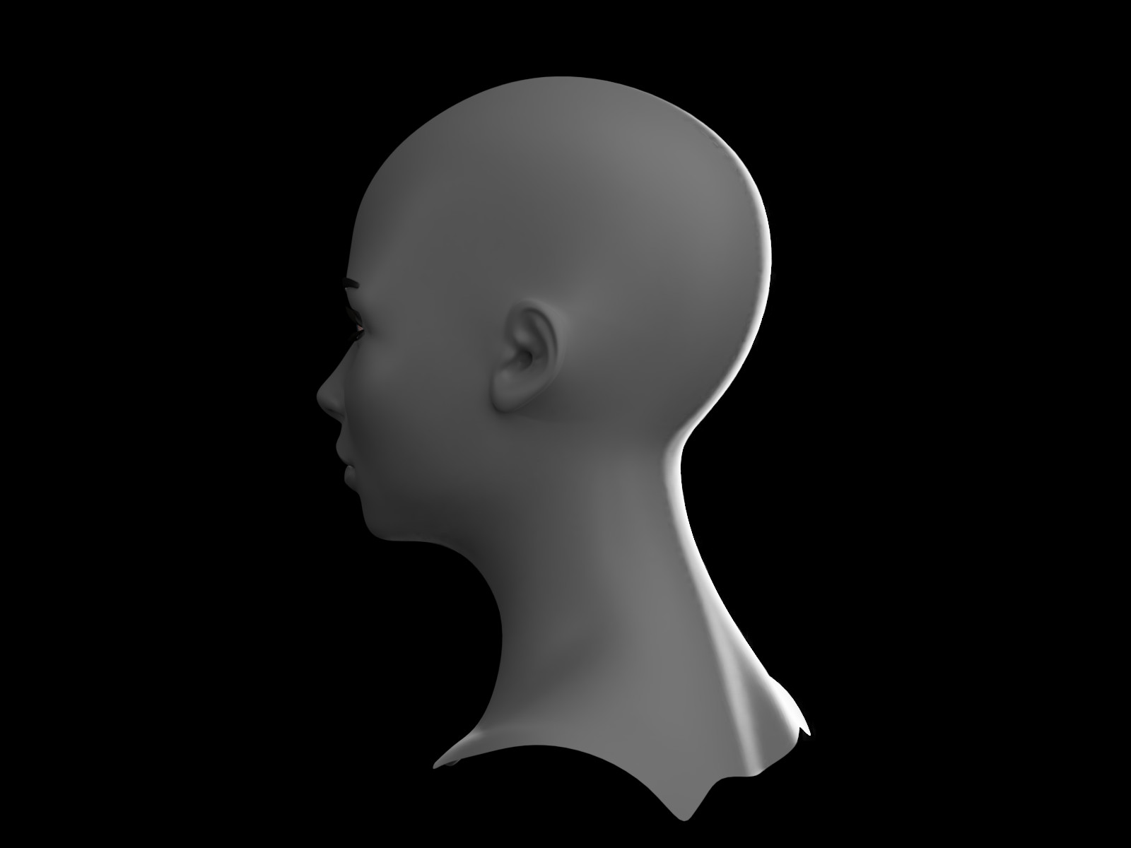 ArtStation - Female Head V1 | Game Assets