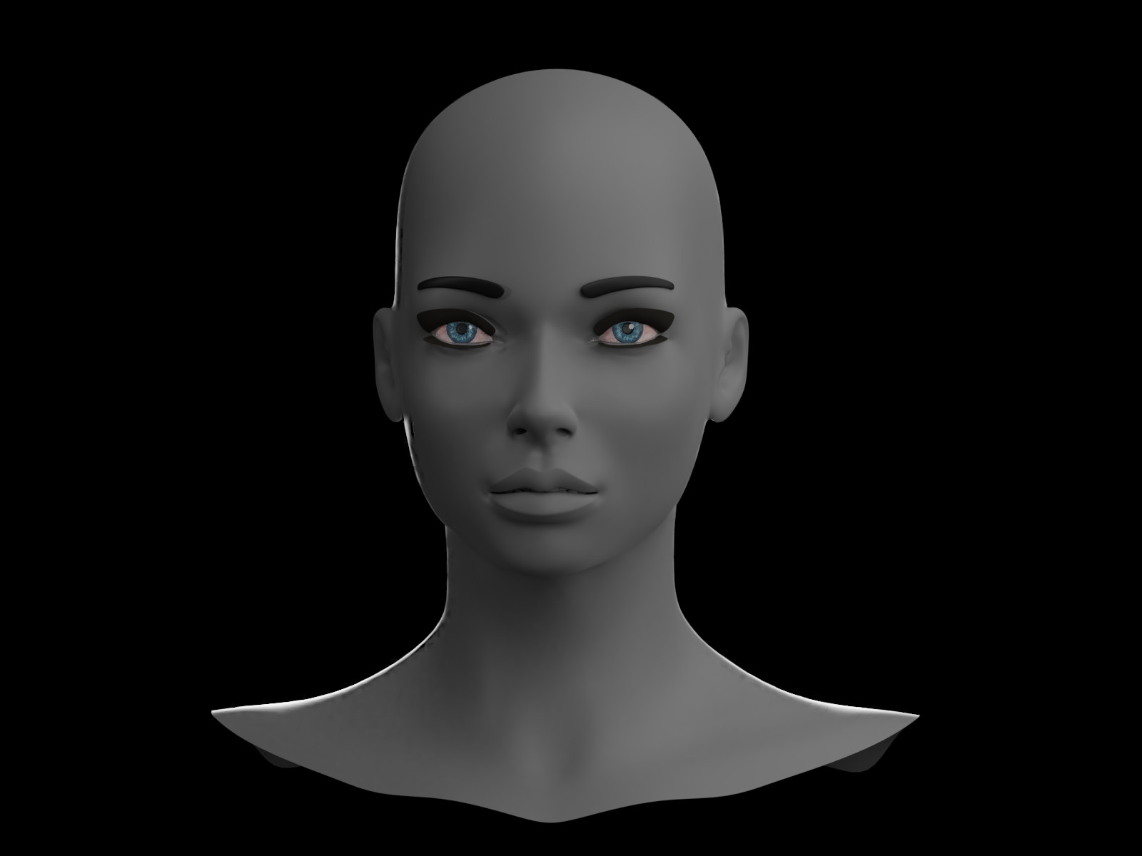 ArtStation - Female Head V1 | Game Assets