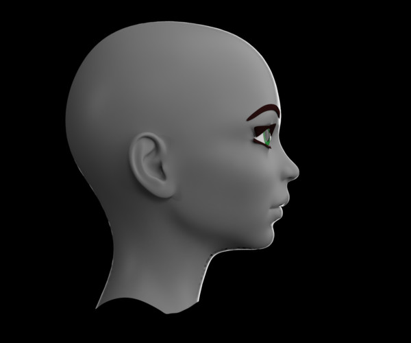 ArtStation - Female Head V2 | Resources