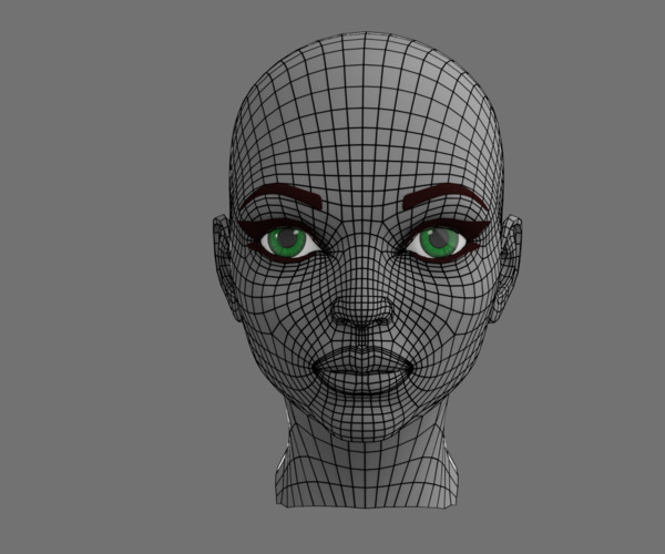 ArtStation - Female Head V2 | Resources