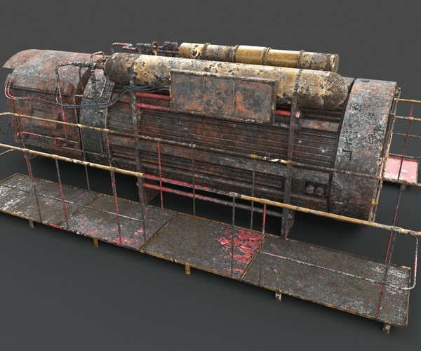 ArtStation - Rusted machinery device | Game Assets